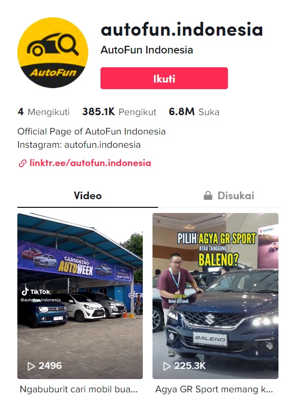 TikTok Otomotif Terbanyak Followernya, Persona di Balik FYP - Berita Otomotif | Mobil123
