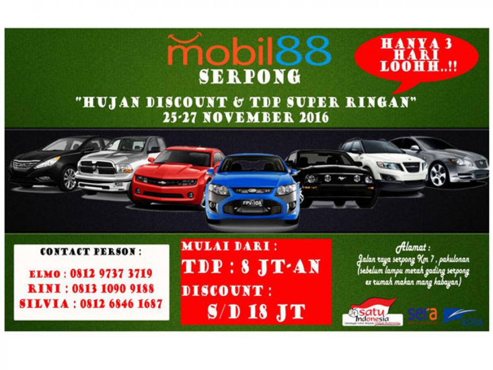 Hujan Diskon di Mobil 88 Serpong Hanya Tiga Hari - Panduan Pembeli ...