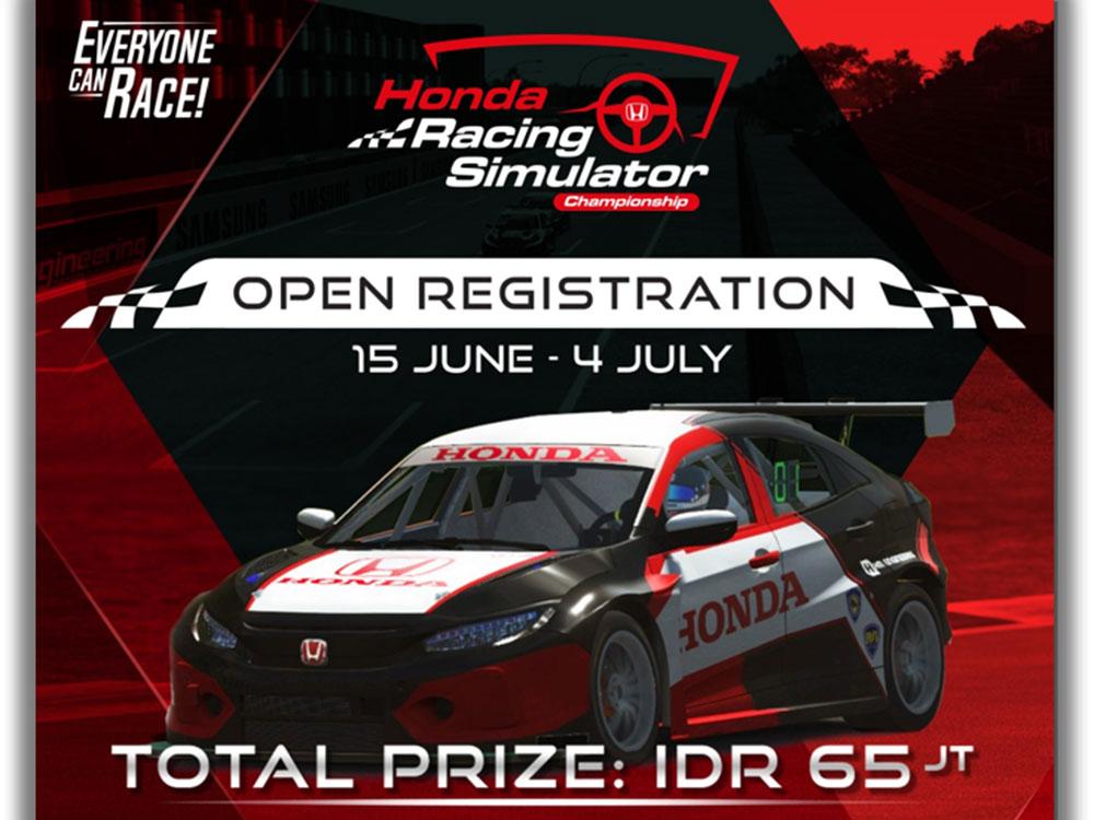 Honda Racing Simulator Championship Jaring Gamer Handal - Berita ...