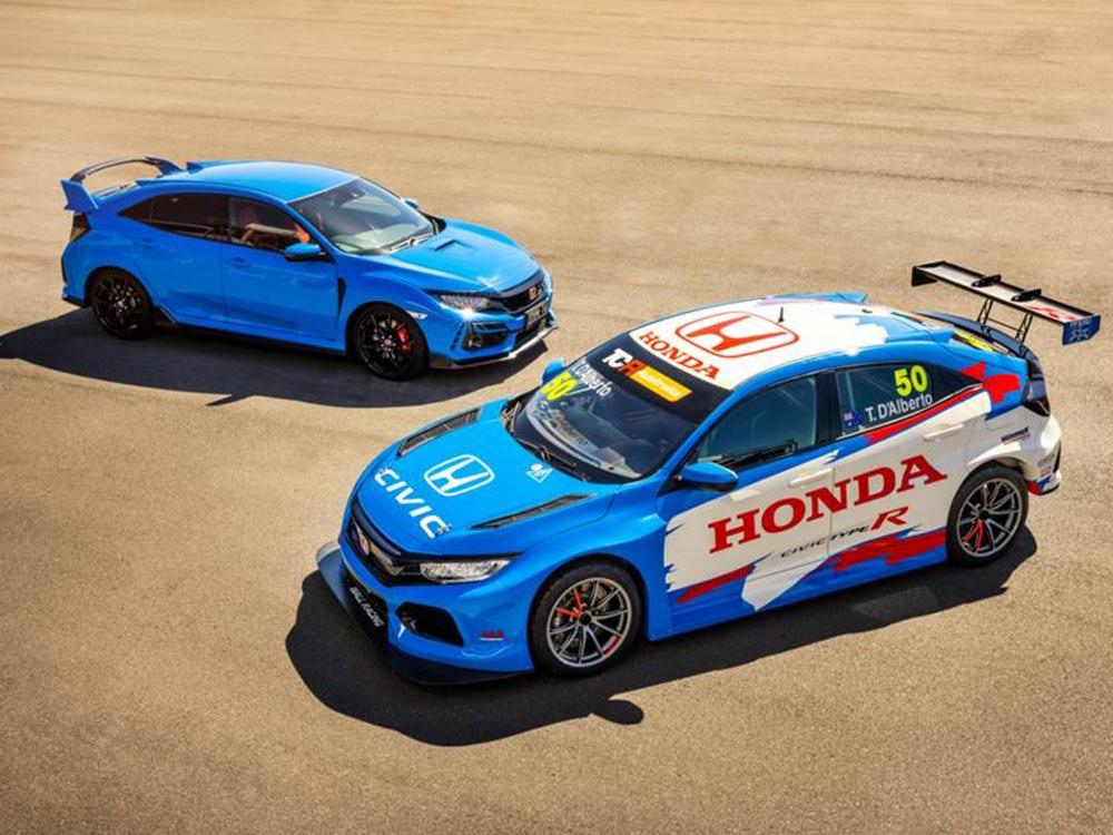 Honda Civic Type R TCR Pakai Warna Biru Cerah - Berita Otomotif ...