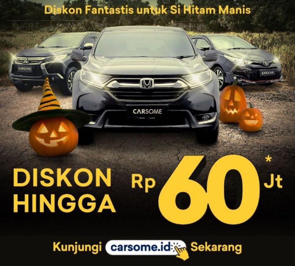 Promo Diskon 60 Juta buat Beli Mobil Bekas Warna Hitam di CARSOME ...