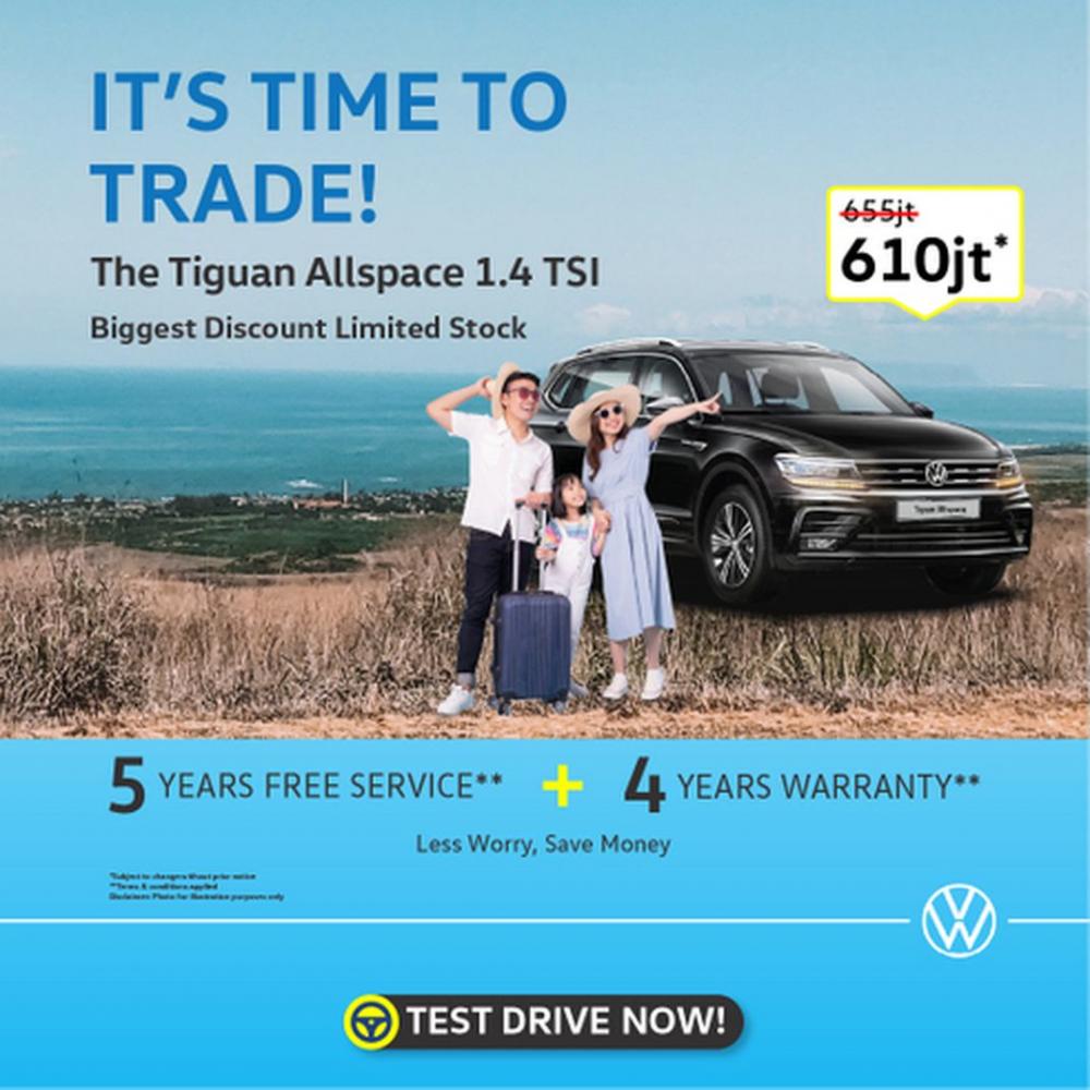 Jelang Akhir 2022, VW Bagikan Promo Menarik untuk Pembelian Tiguan ...
